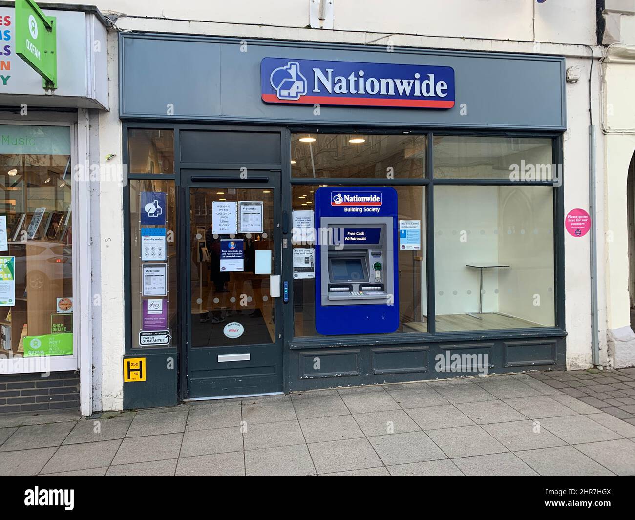 Nationwide Building Society at Market Harborough Leicestershire England ...