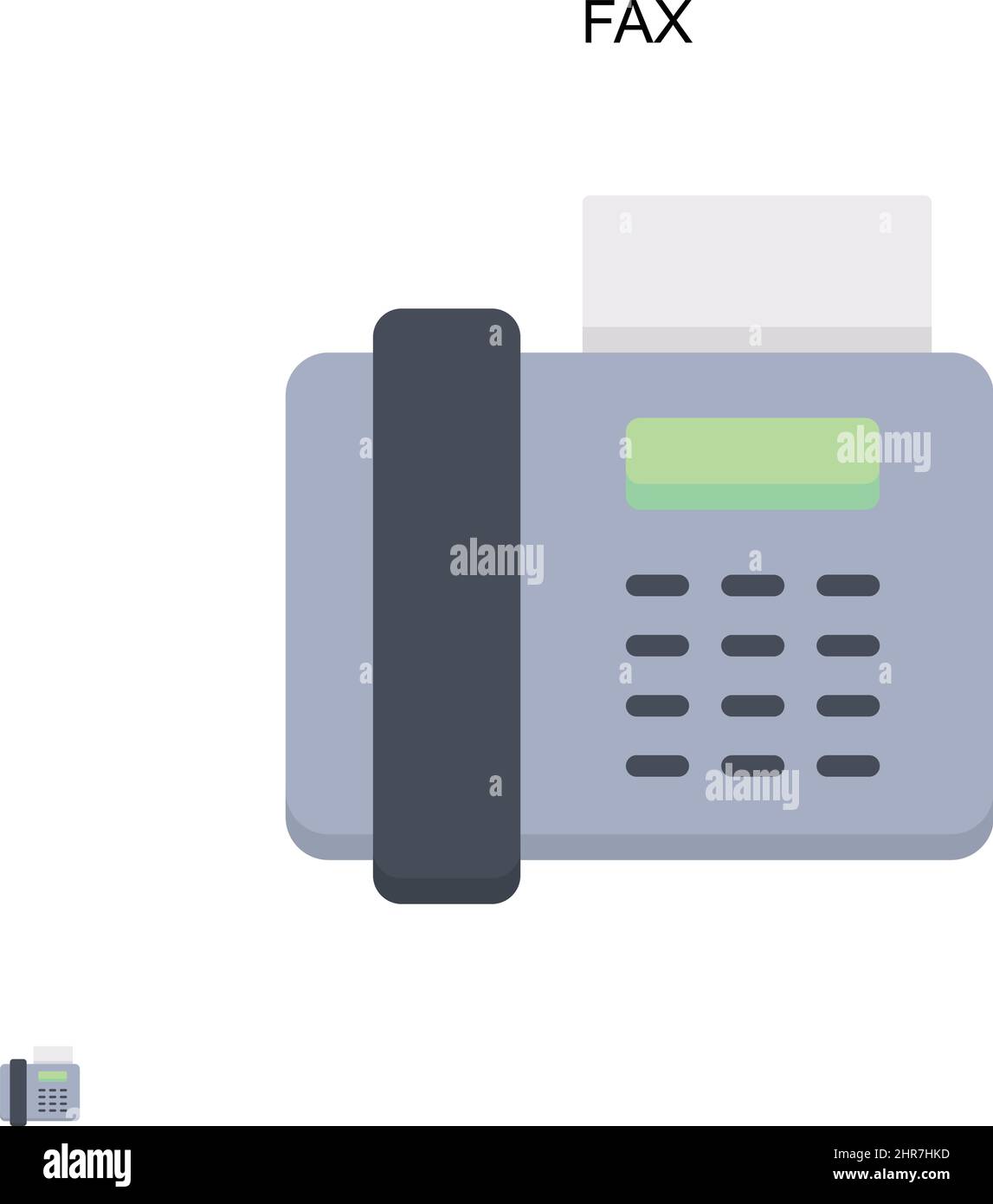 Fax printer icon sign symbol hi-res stock photography and images - Alamy