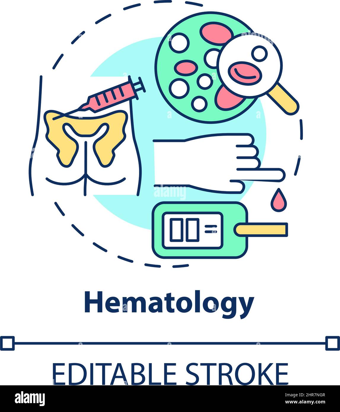 Hematology concept icon Stock Vector Image & Art - Alamy