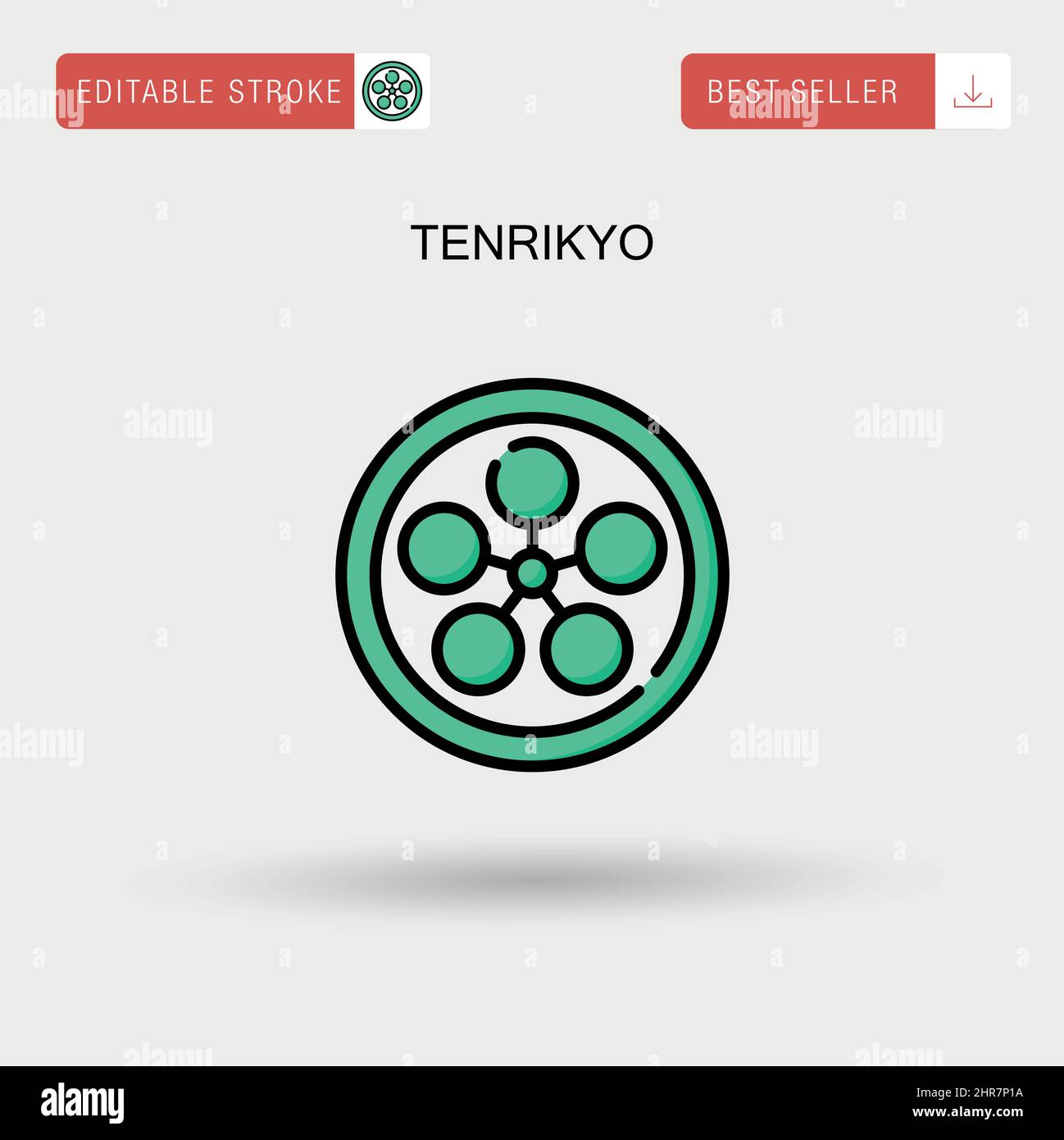 Tenrikyo Simple Vector Icon Stock Vector Image And Art Alamy