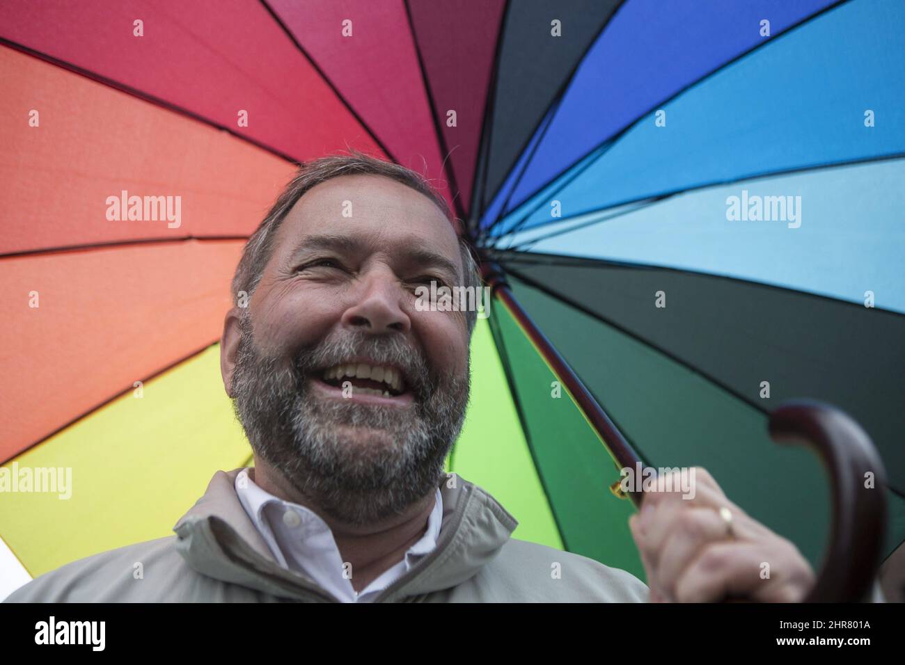 Federal NDP Leader Thomas Mulcair is pictured before the start of ...