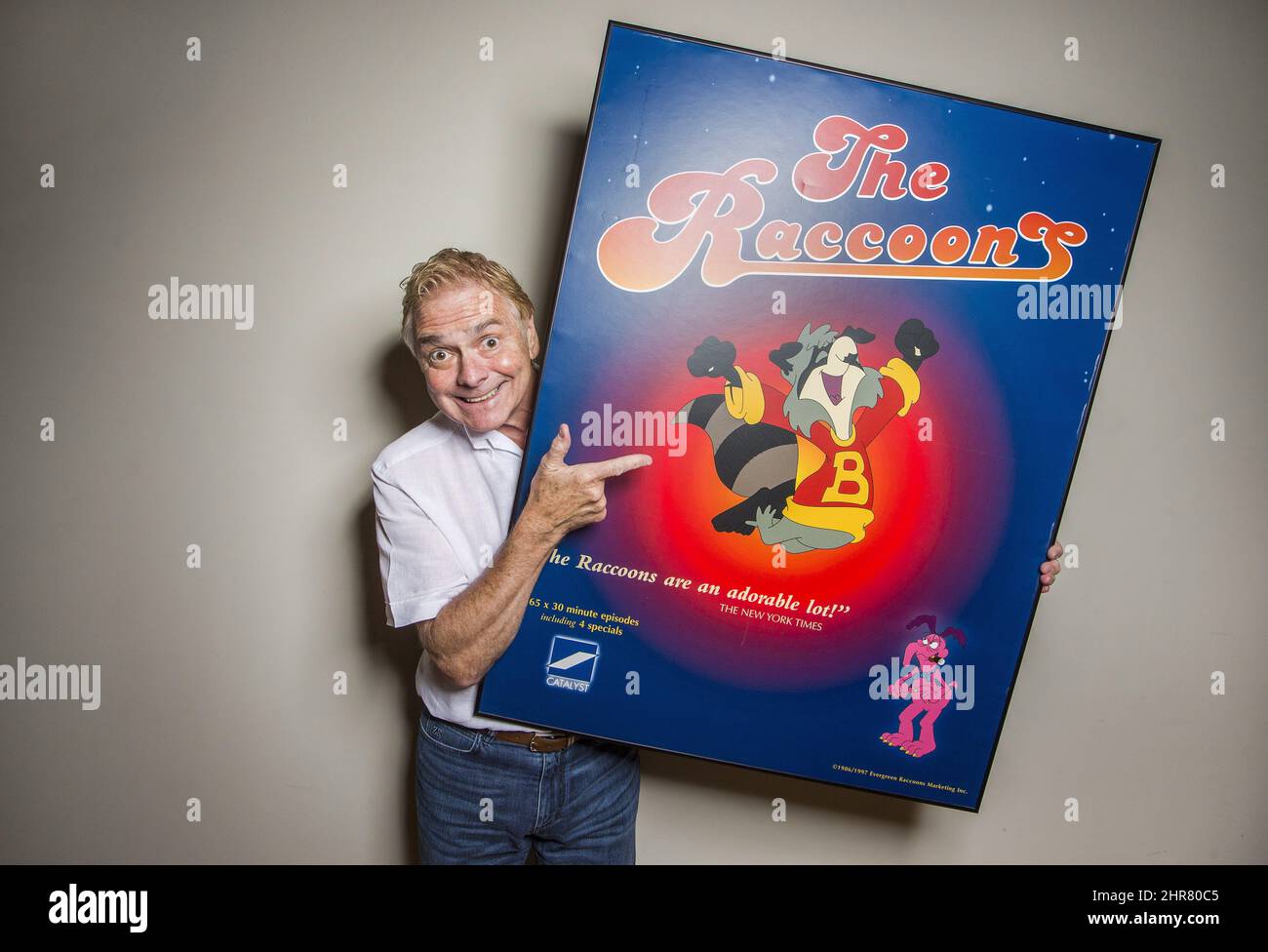 Kevin Gillis, creator of the television cartoon "Raccoons ", and ...