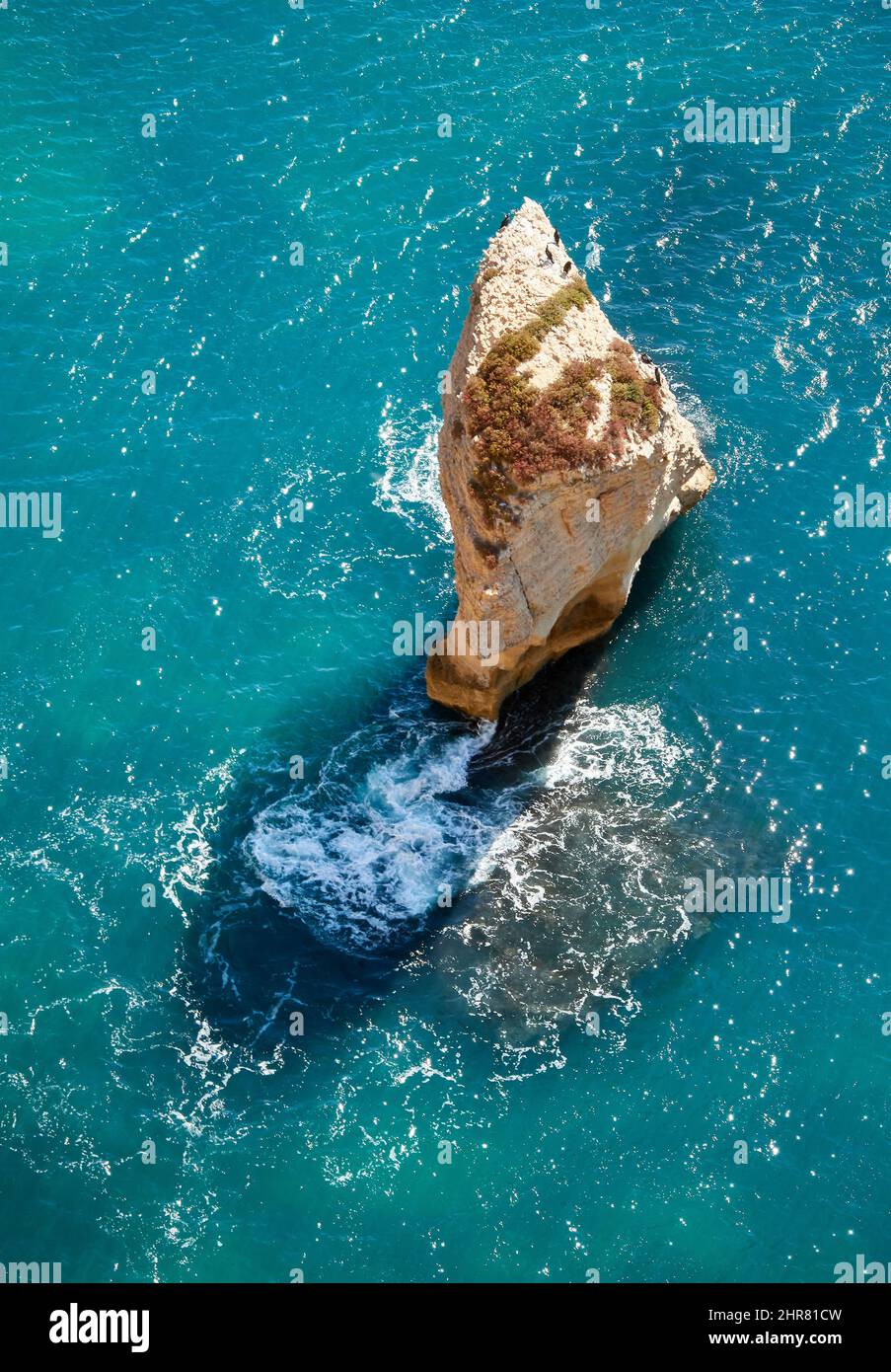 Vertical photo of the sea from Cliffs of Barbate and Barbate Beach in ...