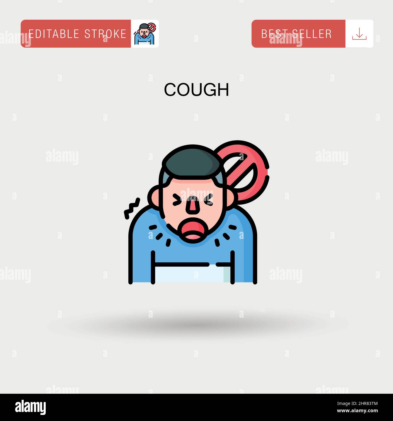 Woman allergy sick young Stock Vector Images - Alamy