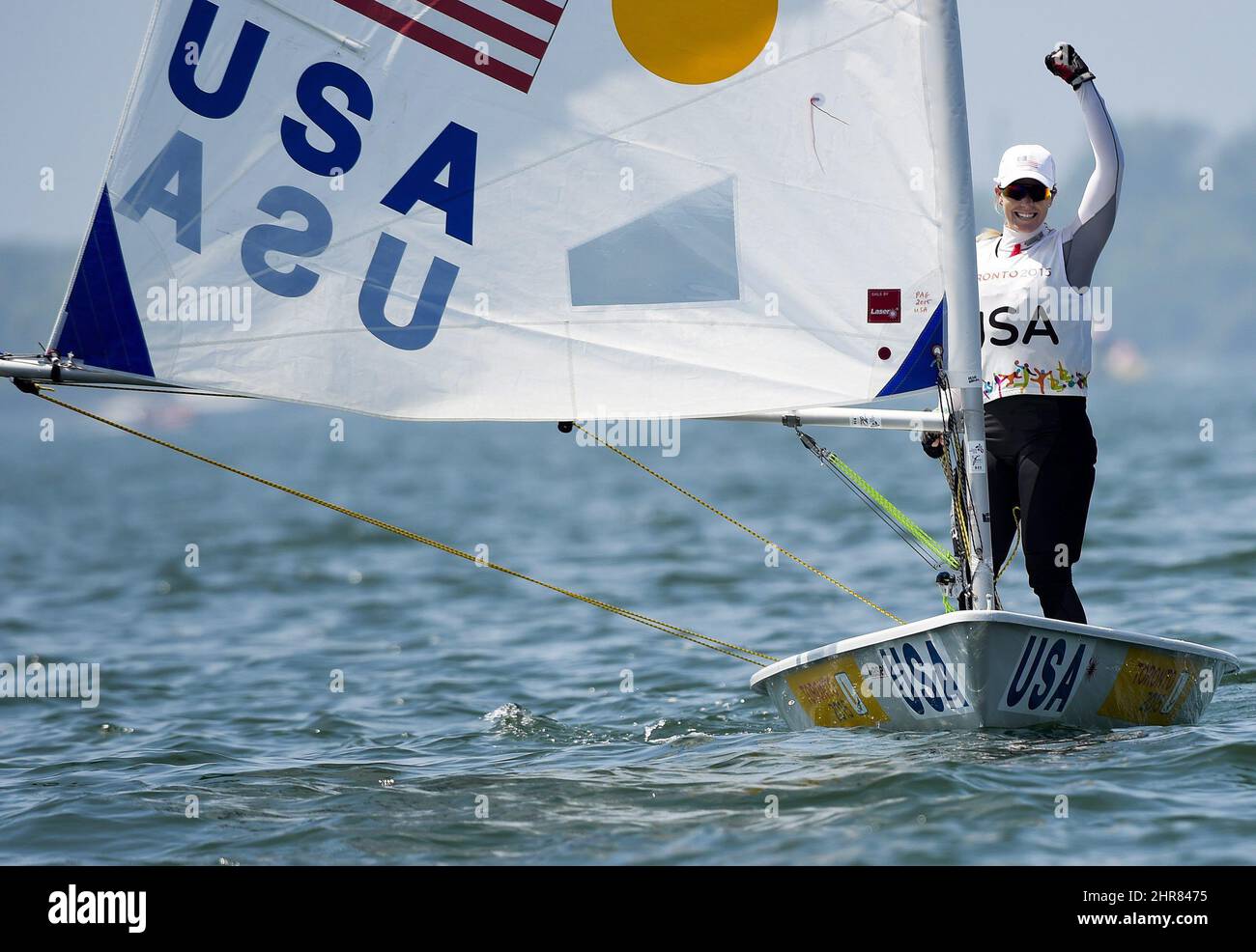 Paige Railey of the United States celebrates her gold medal win in ...