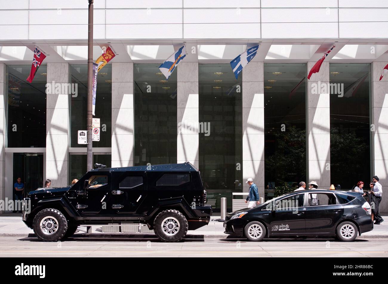 A Conquest Knight XV parks in downtown Toronto, Friday, July 24, 2015 ...