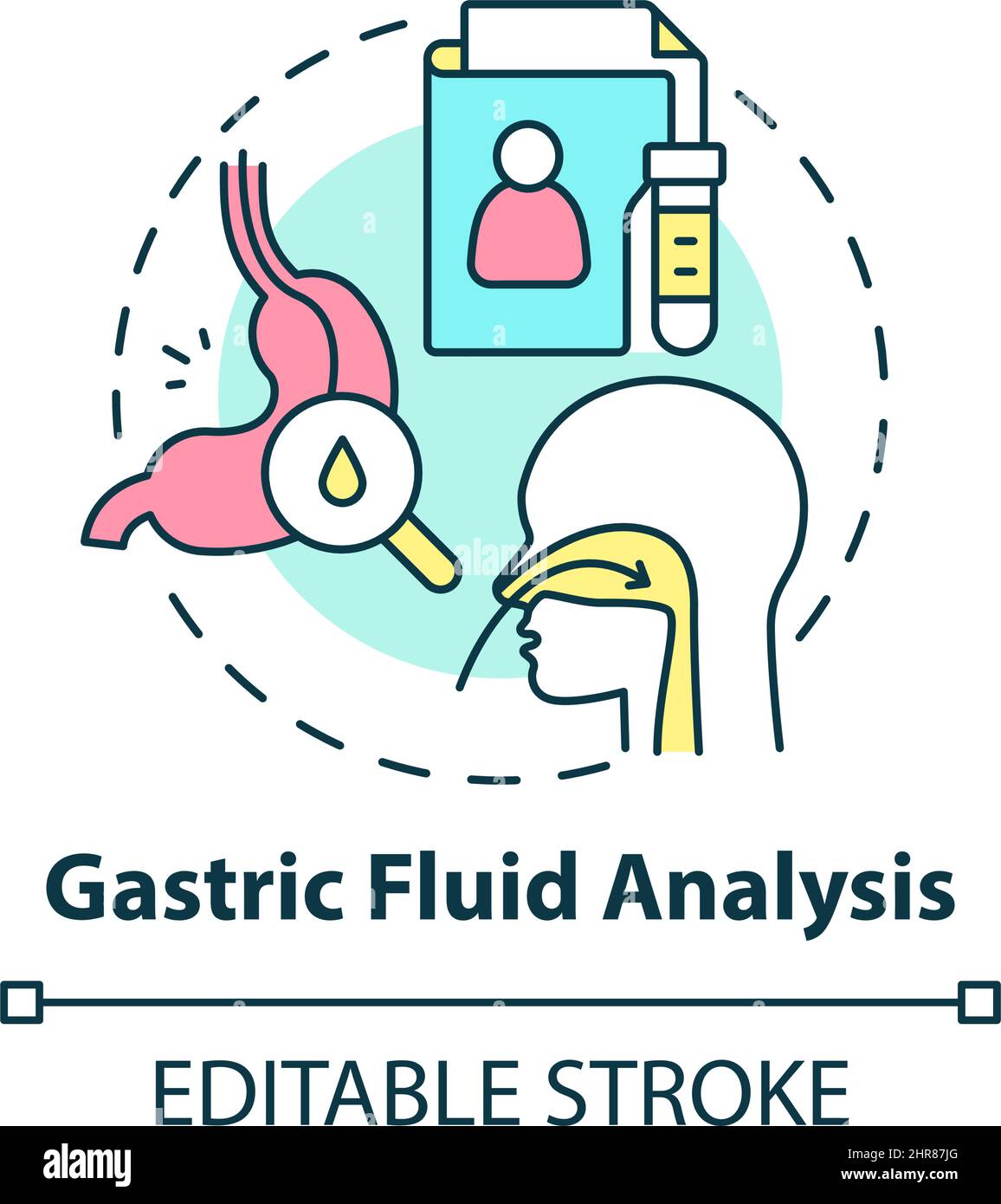 Gastric analysis Stock Vector Images - Alamy