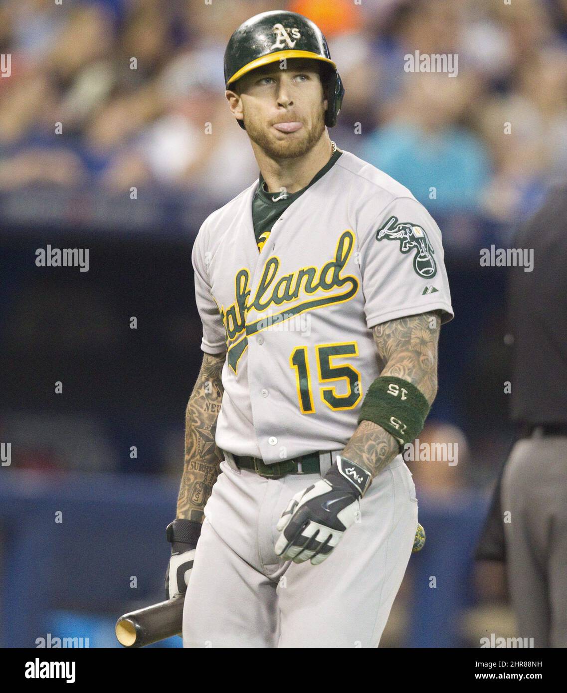 Oakland Athletics and former Toronto Blue Jays player Brett Lawrie ...