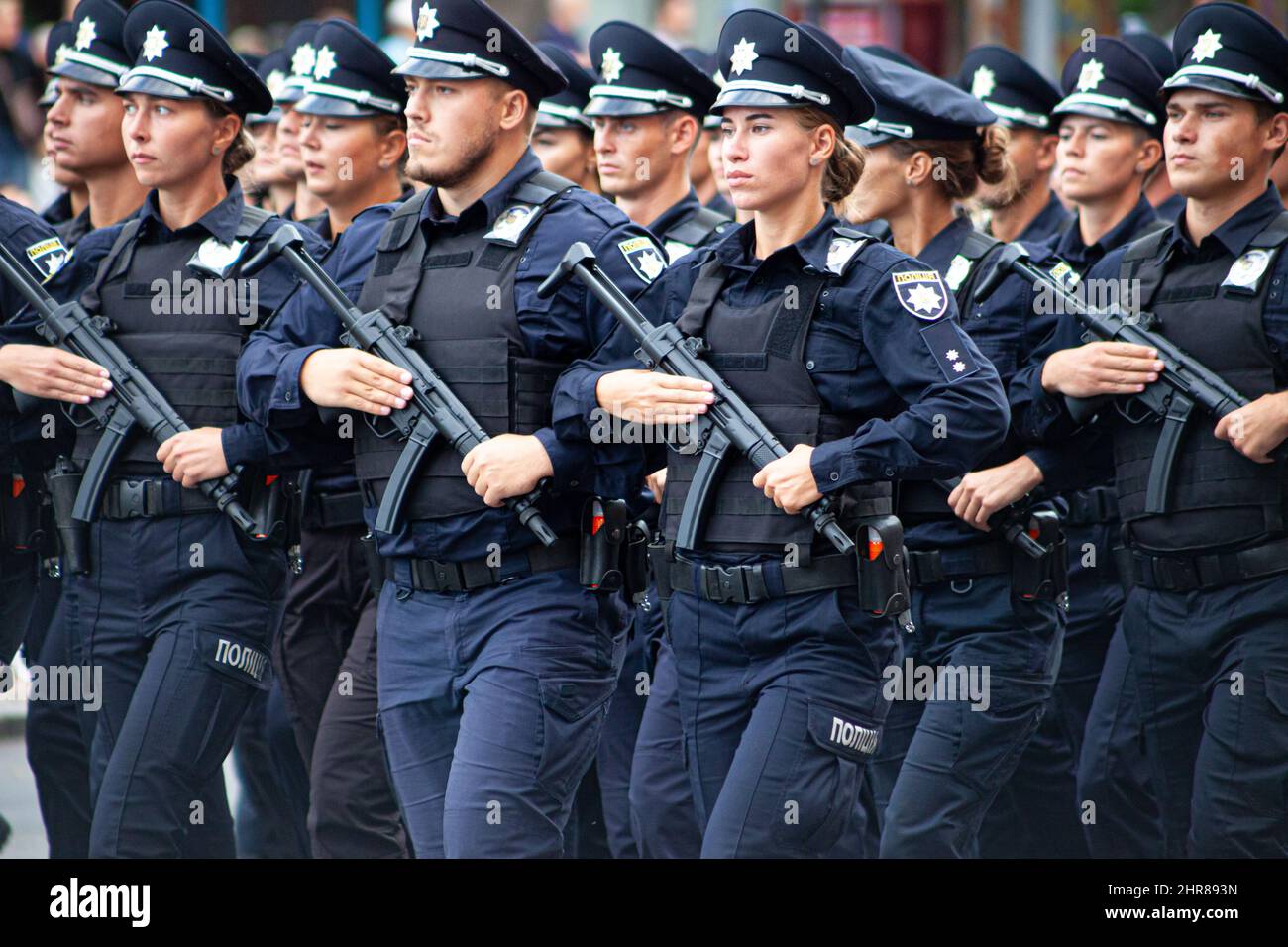 Ukraine, Kyiv - August 18, 2021: Airborne forces. Ukrainian military ...