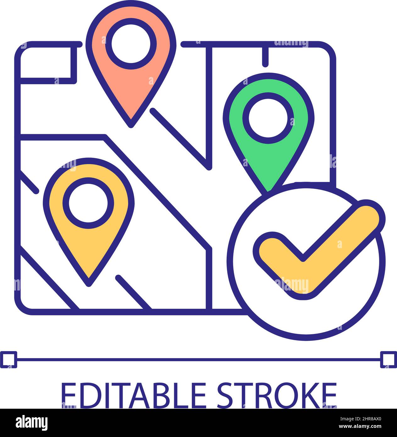 Complete neighborhood RGB color icon Stock Vector Image & Art - Alamy