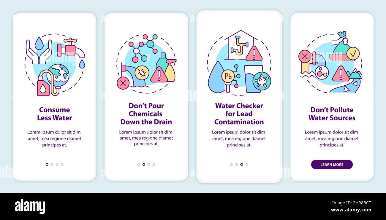 What can people do onboarding mobile app screen Stock Vector Image ...