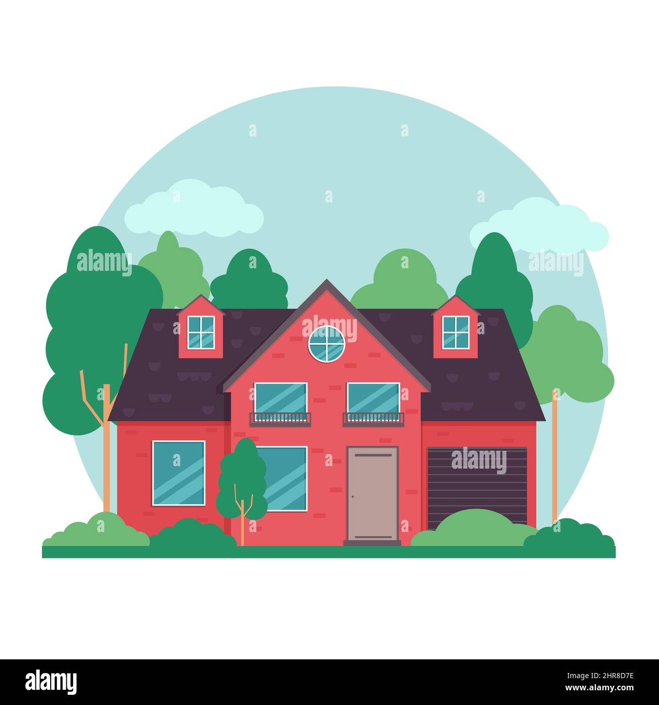 Modern design housing Stock Vector Images - Alamy