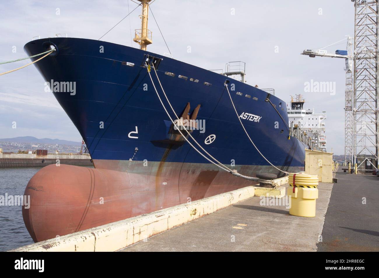 The M/V Asterix, which will be converted into an auxiliary Oiler ...