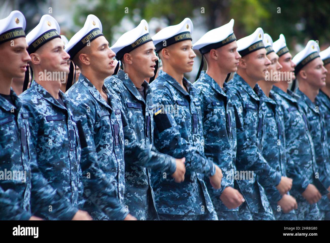 Ukraine, Kyiv - August 18, 2021: Airborne forces. Ukrainian military ...