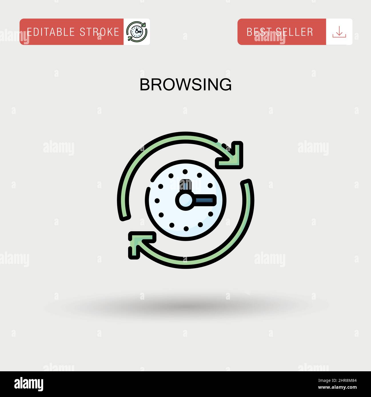 Browsing data Stock Vector Images - Alamy