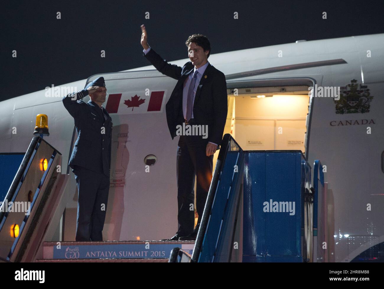 Prime Minister Justin Trudeau departs after attending the G20 Summit in ...