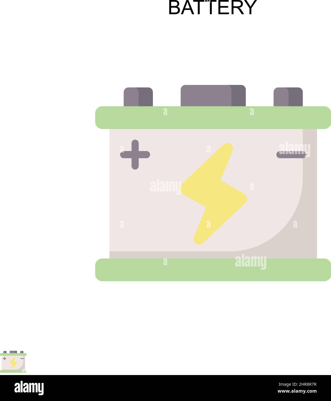 Lithium ion battery Stock Vector Images - Alamy