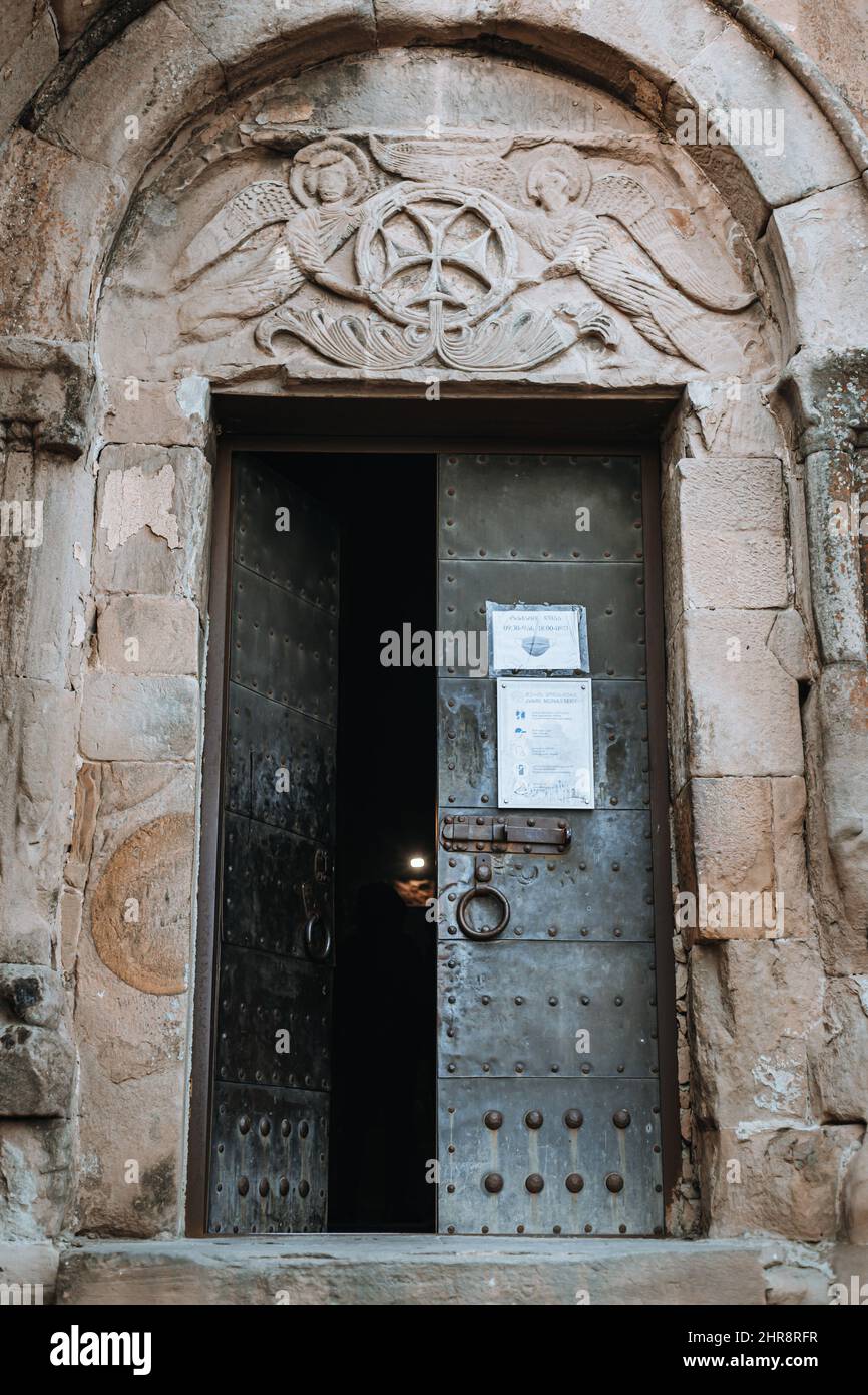 Old gate of the ancient Church Stock Photo - Alamy