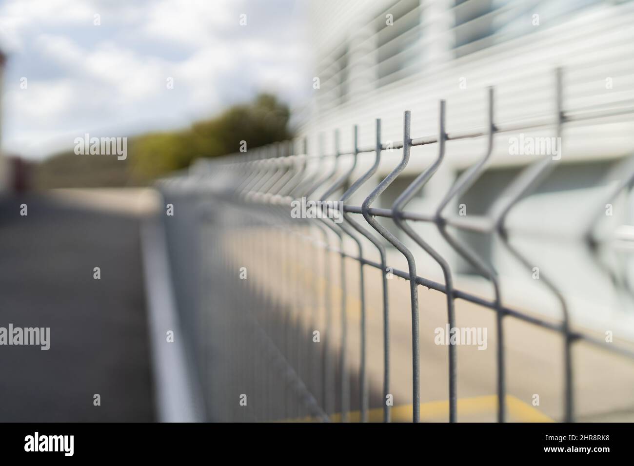 Closeup shot metal gate hi-res stock photography and images - Alamy