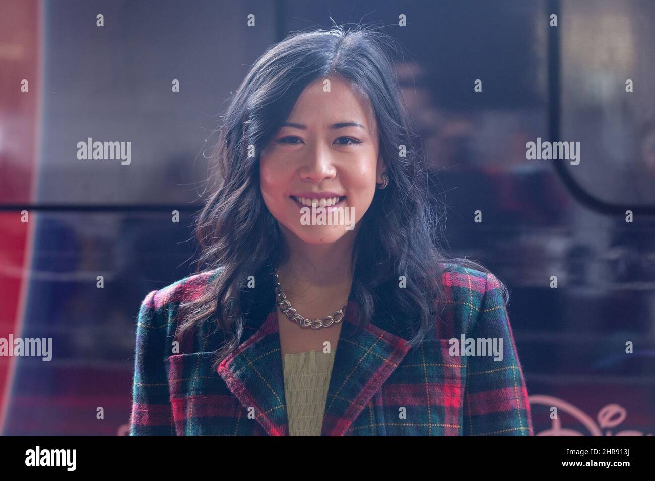 The director Domee Shi attends the photocall of the film "Red" at Roma ...