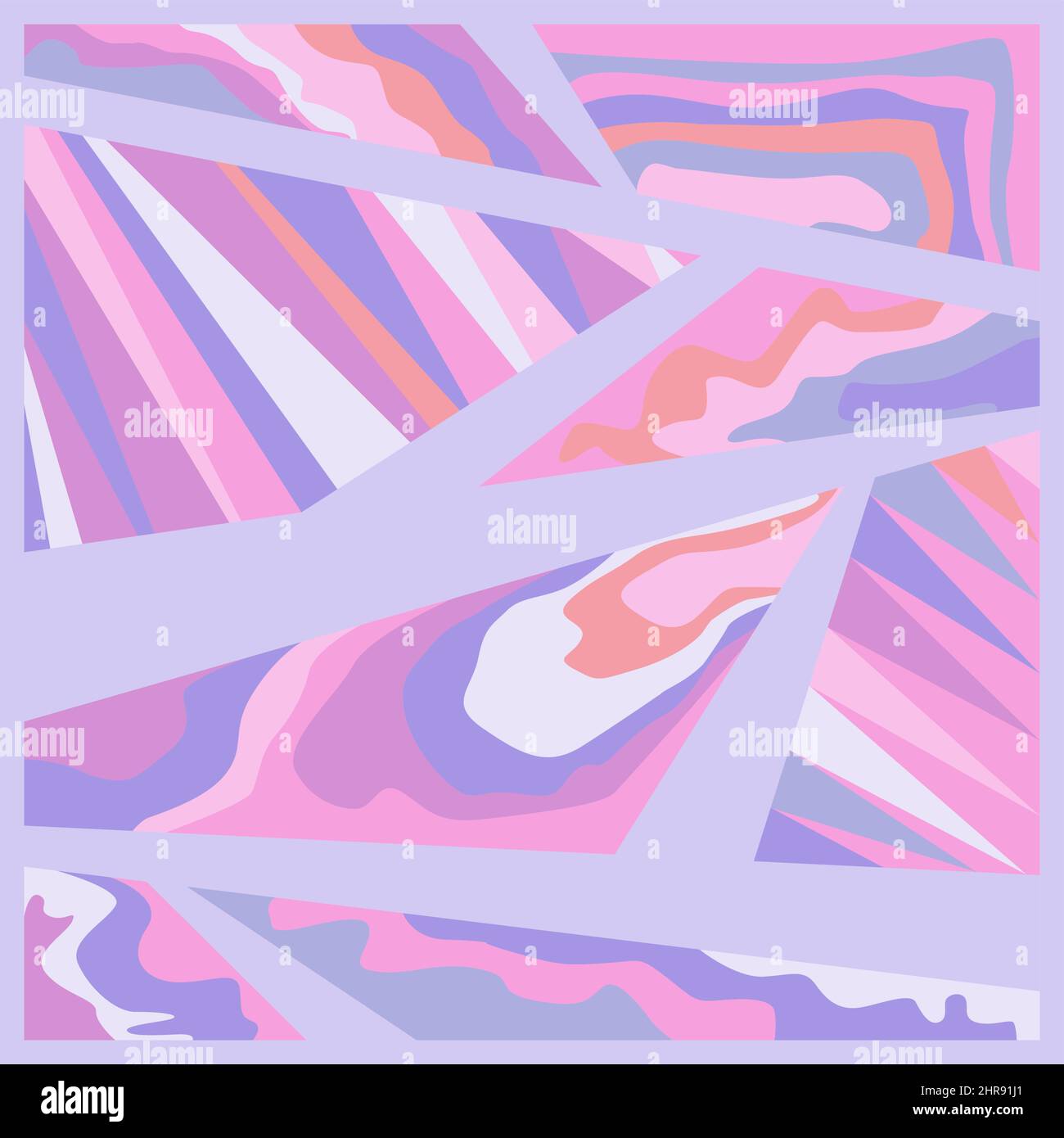 Abstract geometric pattern background. Pucci style Stock Vector Image ...