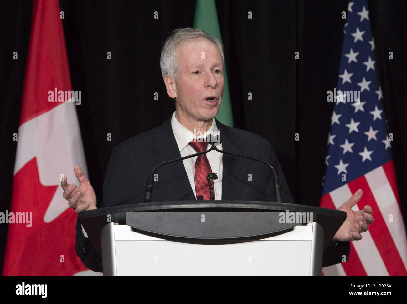 Canadian Foreign Affairs Minister Stephane Dion responds to questions ...