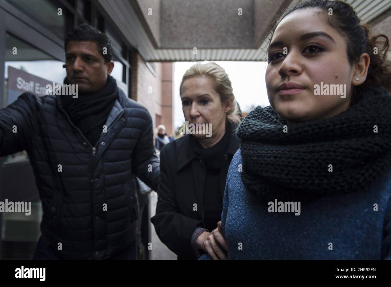 Dawn Muzzo, centre, the mother of accused drunk driver Marco Muzzo ...