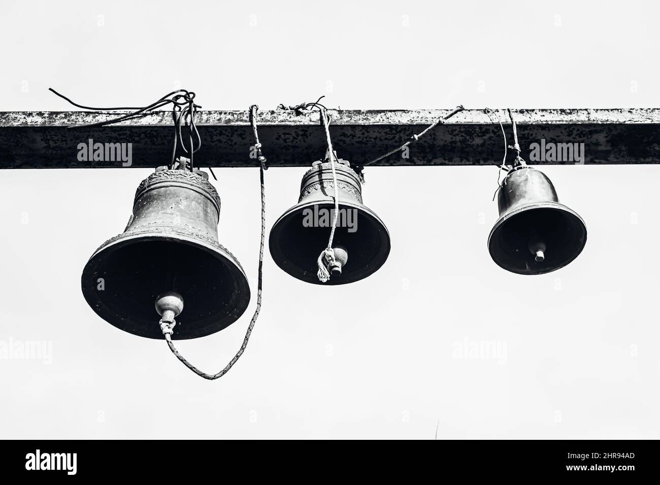 Hanging church bells hi-res stock photography and images - Alamy
