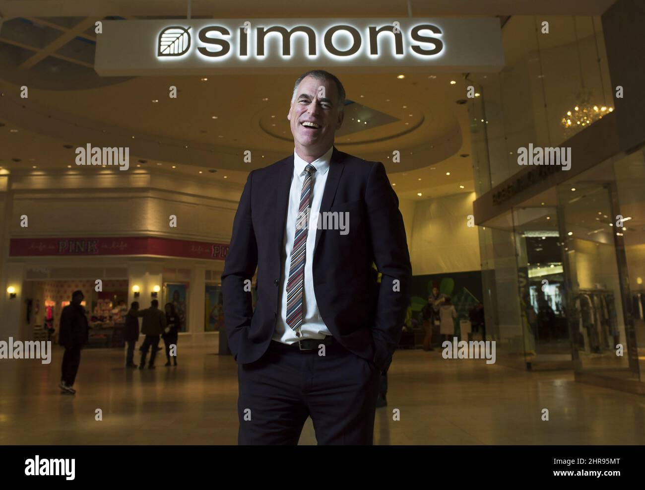 Peter Simons, president and chief executive officer of Simons poses for ...