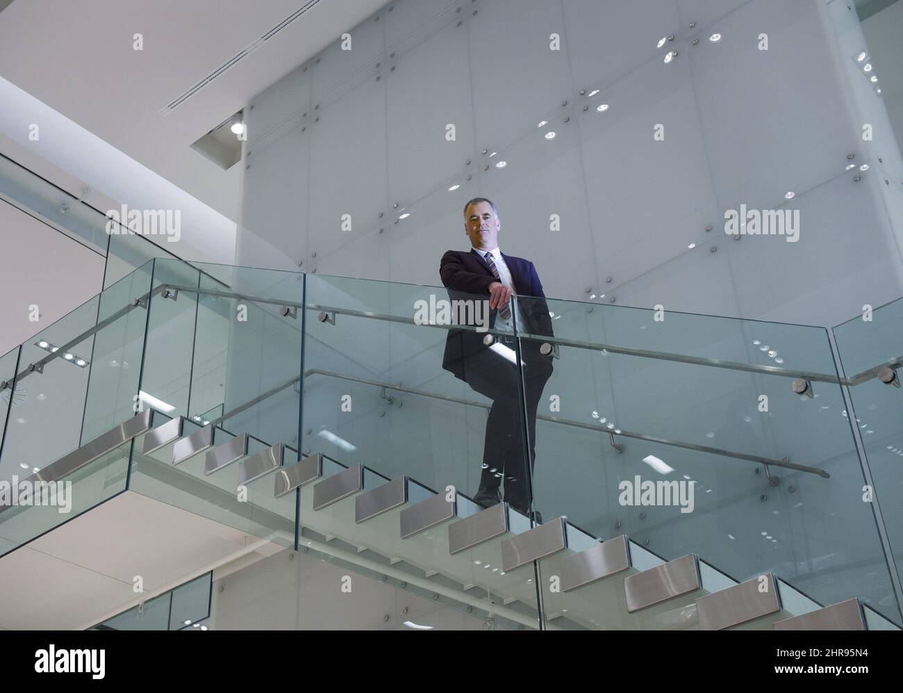 Peter Simons, president and chief executive officer of Simons poses for ...