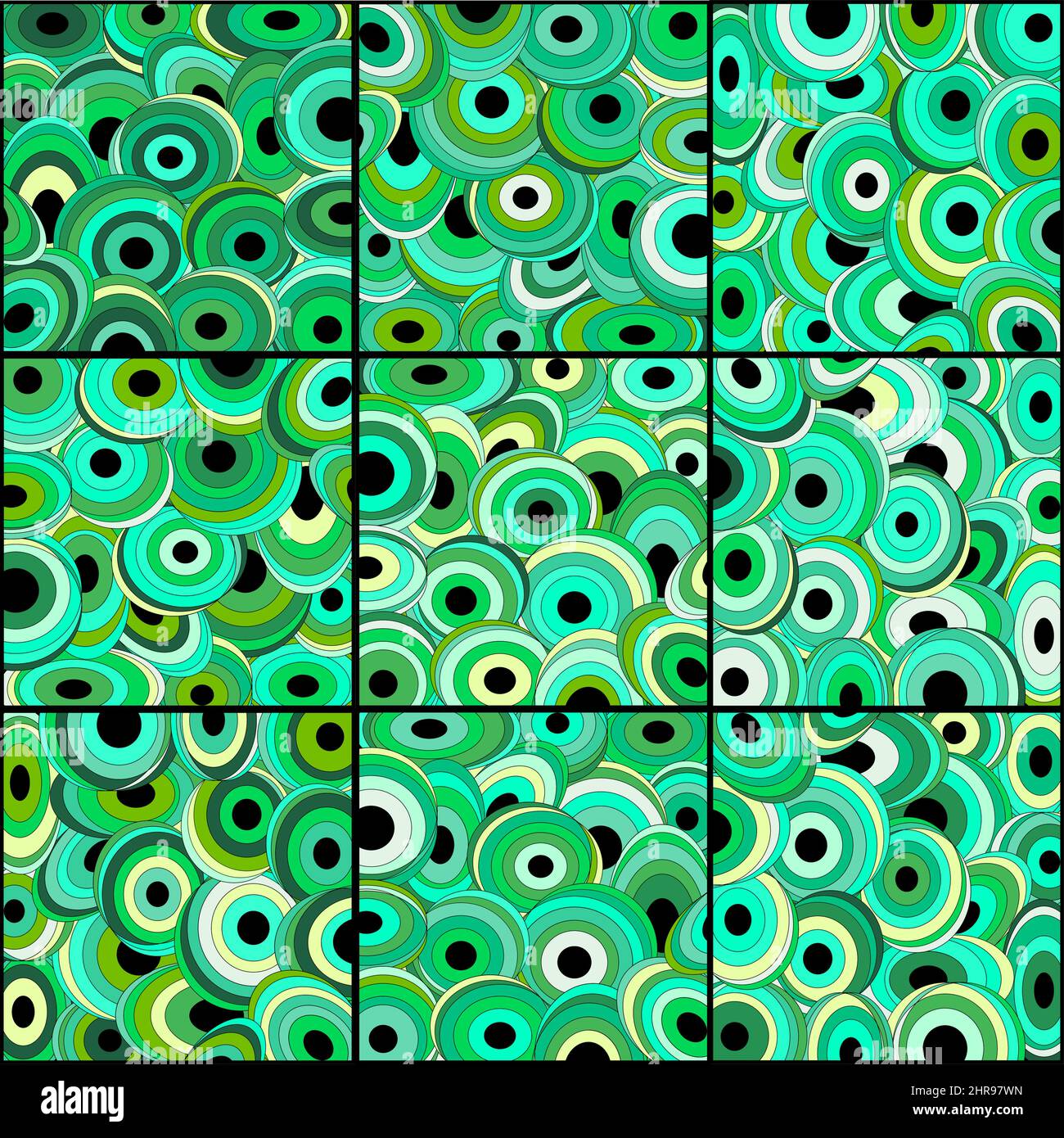 Seamless background with geometric pattern. Oval and circle shapes ...