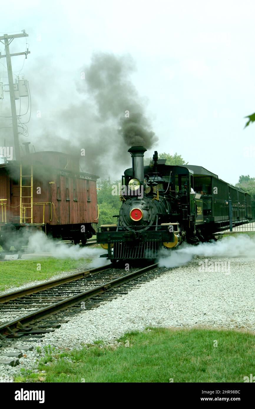 Edison steam locomotive hi-res stock photography and images - Alamy