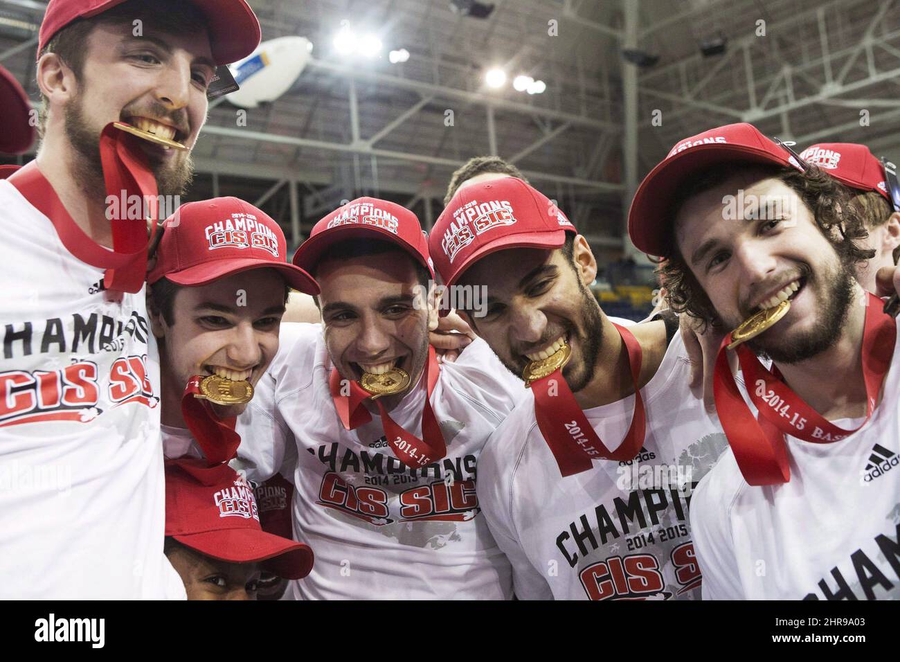 Members of the Carleton Ravens team (left to right) Cameron Smythe ...