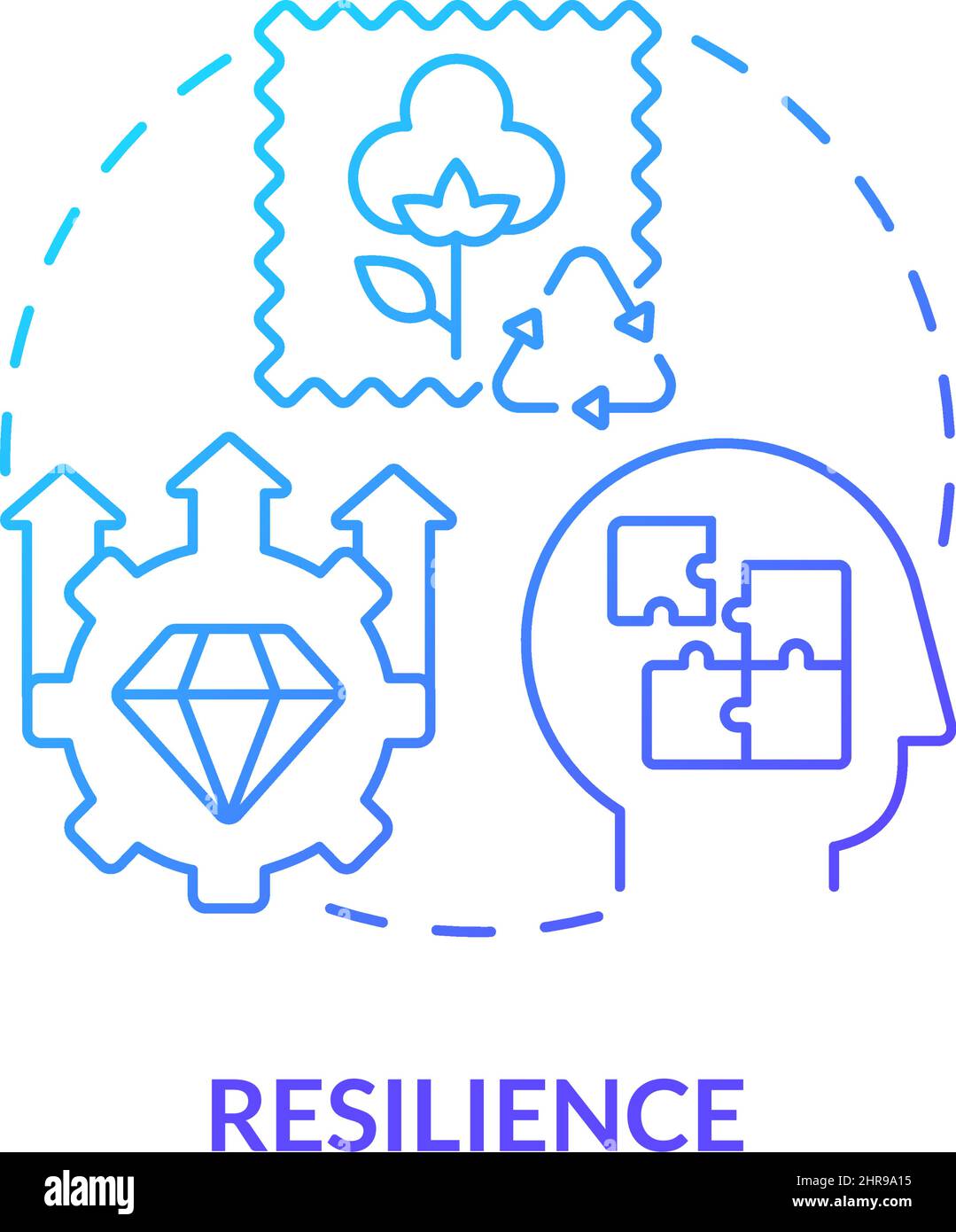 Symbol resilience Stock Vector Images - Alamy