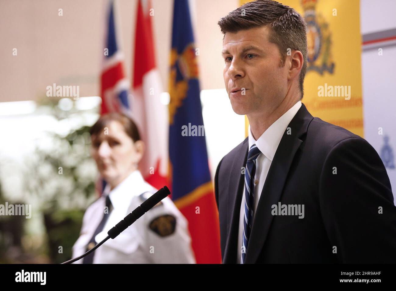 RCMP Staff Sergeant Jared Hall, Officer in charge of Major Crimes unit ...