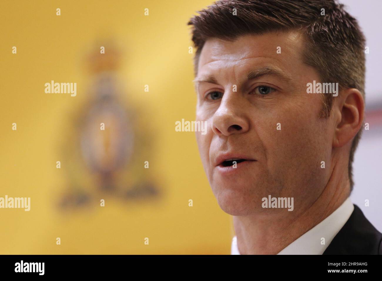 RCMP Staff Sergeant Jared Hall, Officer in charge of Major Crimes unit ...