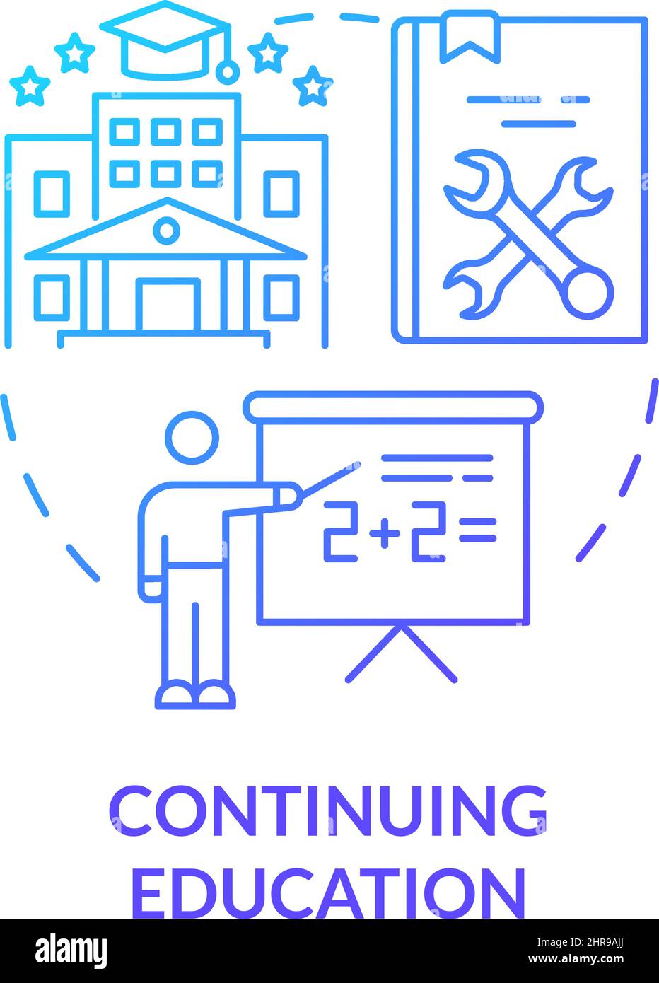 Continuing professional development Stock Vector Images - Alamy