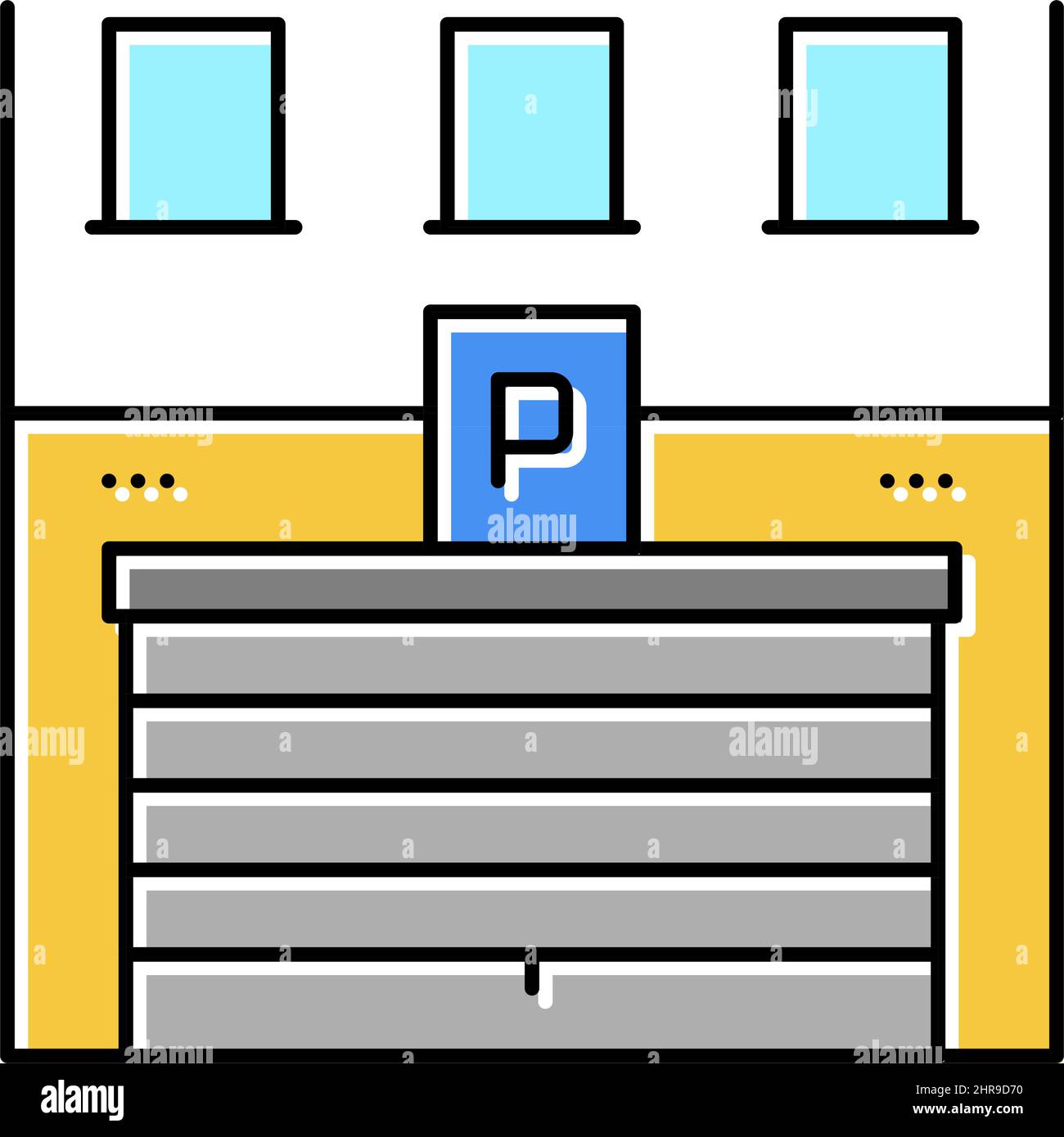 Lowering barrier Stock Vector Images - Alamy