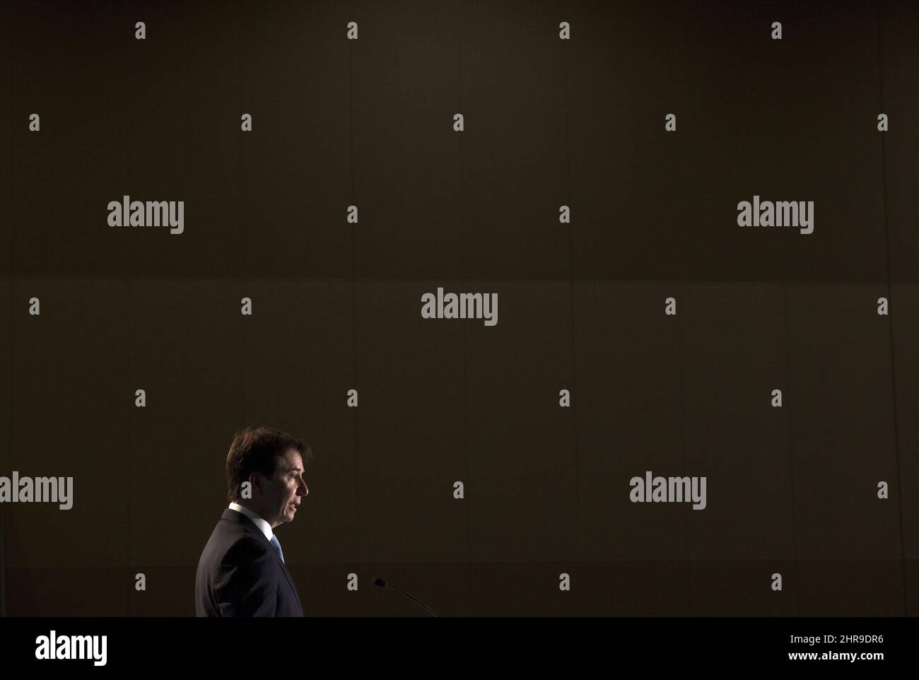 Treasury Board President Scott Brison speaks to a conference on open ...