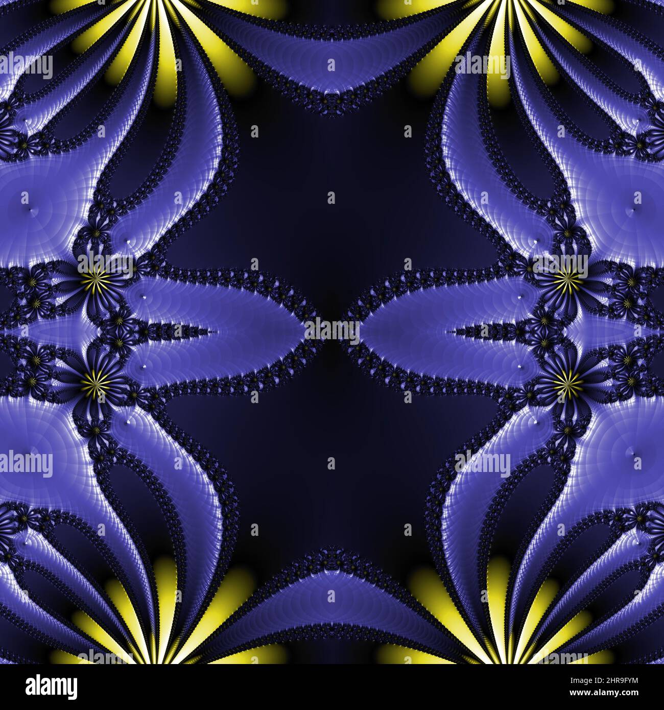 Abstract Computer generated Fractal design. A fractal is a never-ending ...