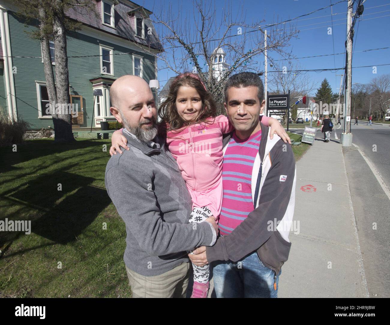 Rafi Allaouirdian, left, his daughter, Amanda, and uncle Vache Maranian ...