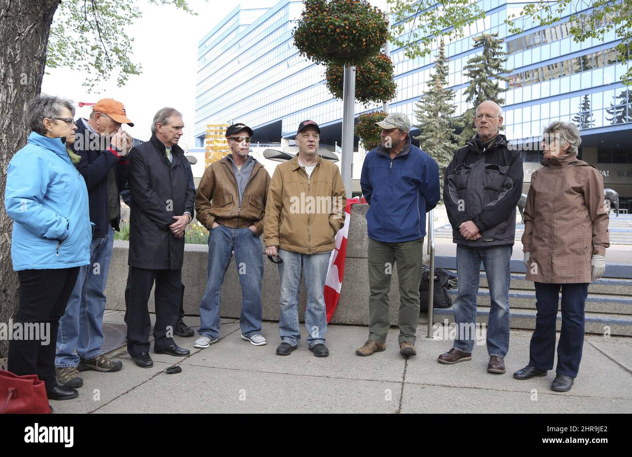A small group gathered for a vigil to honour executed Canadian John ...
