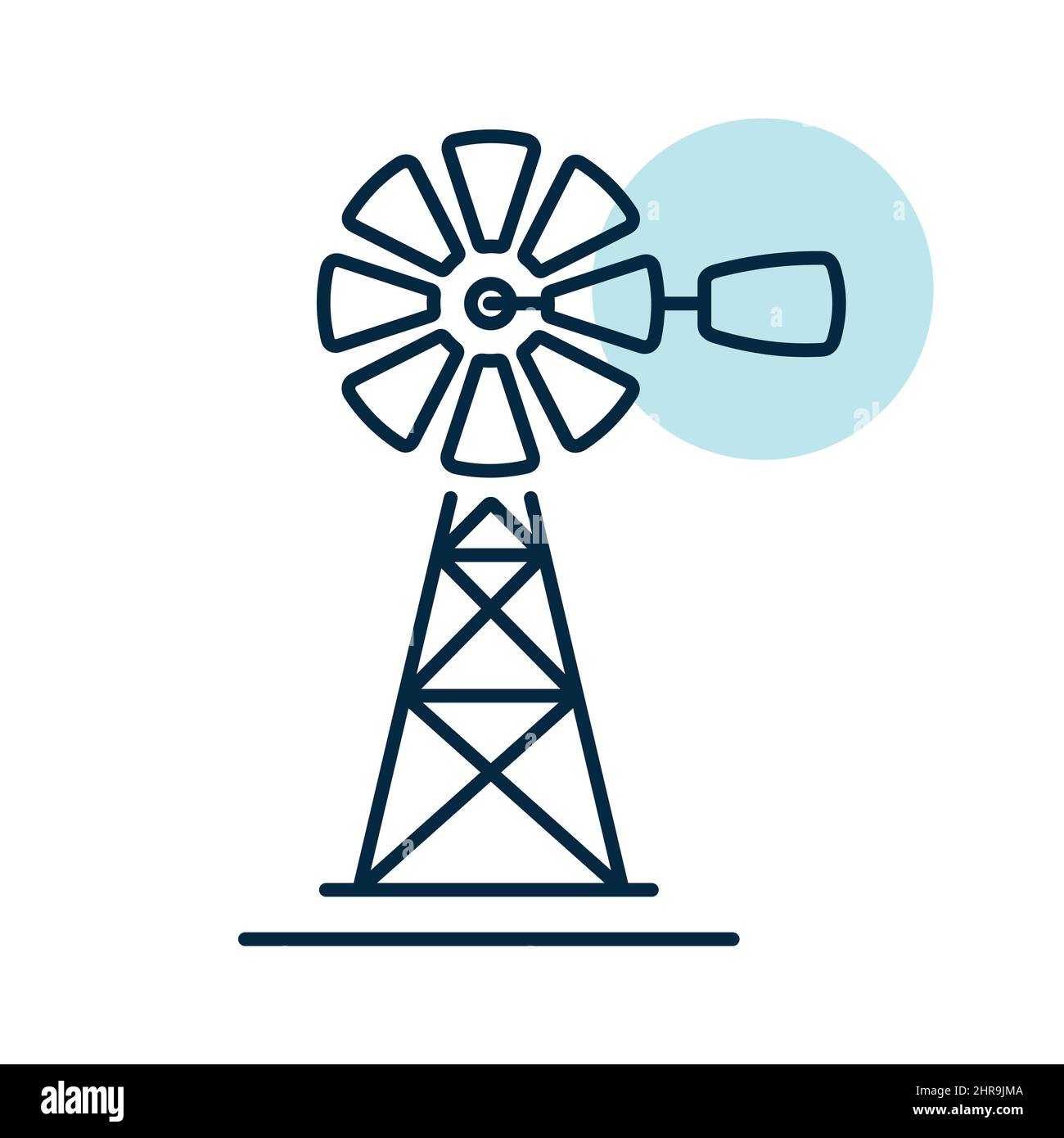 Wind pump icon. Agriculture sign. Graph symbol for your web site design ...