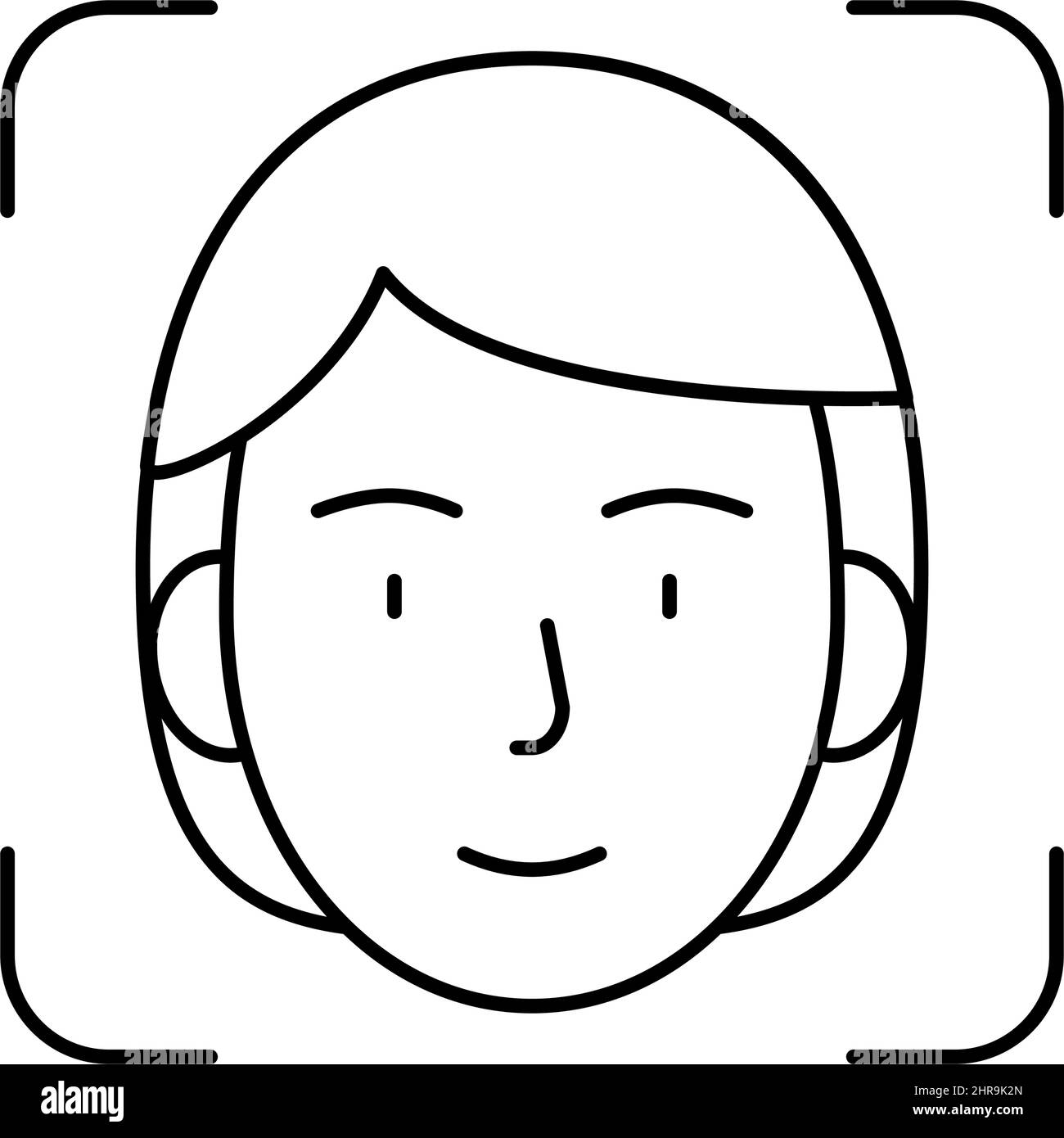 Successful access face id Black and White Stock Photos & Images - Alamy