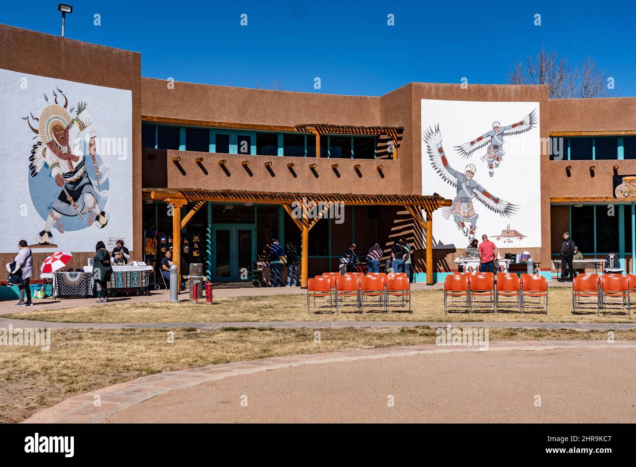 Indian Pueblo Cultural Center in Albuquerque, New Mexico Stock Photo ...