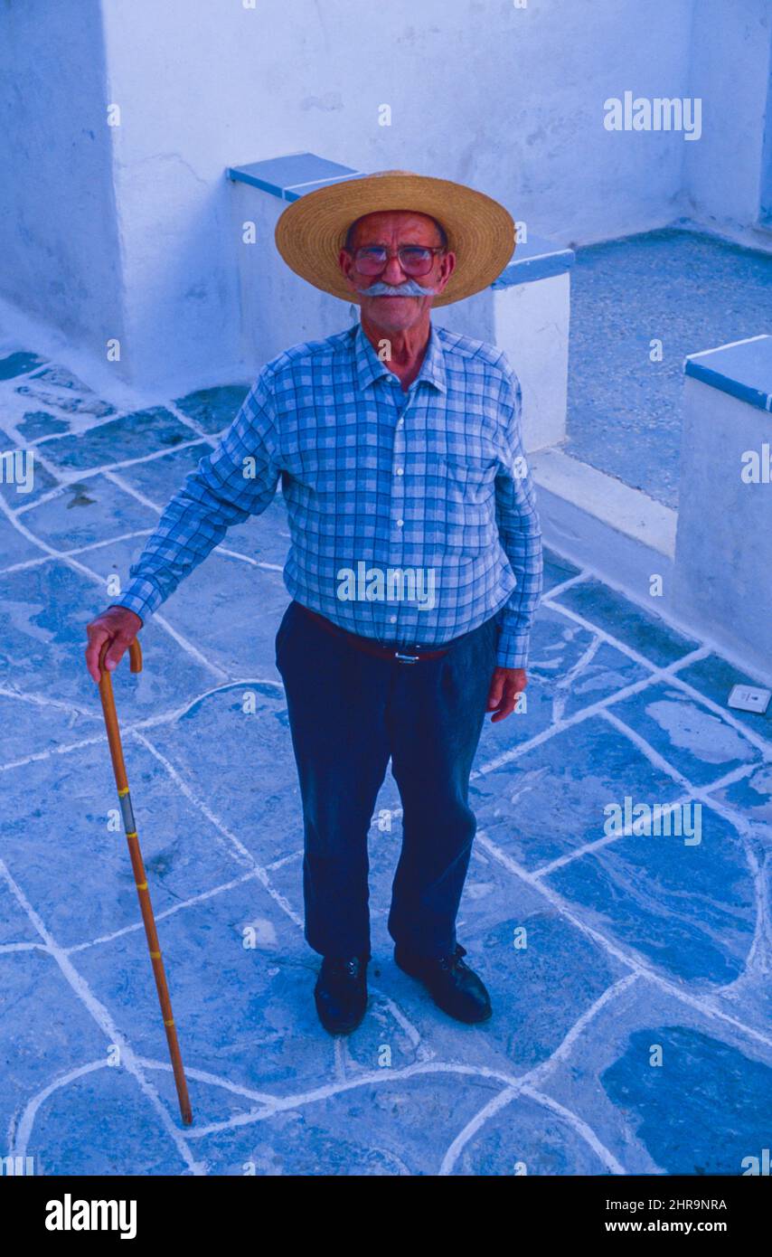 Old greek man smile hi-res stock photography and images - Alamy