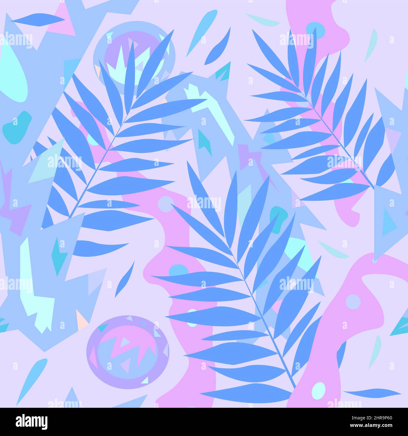 Bright fern leaves texture Stock Vector Images - Alamy