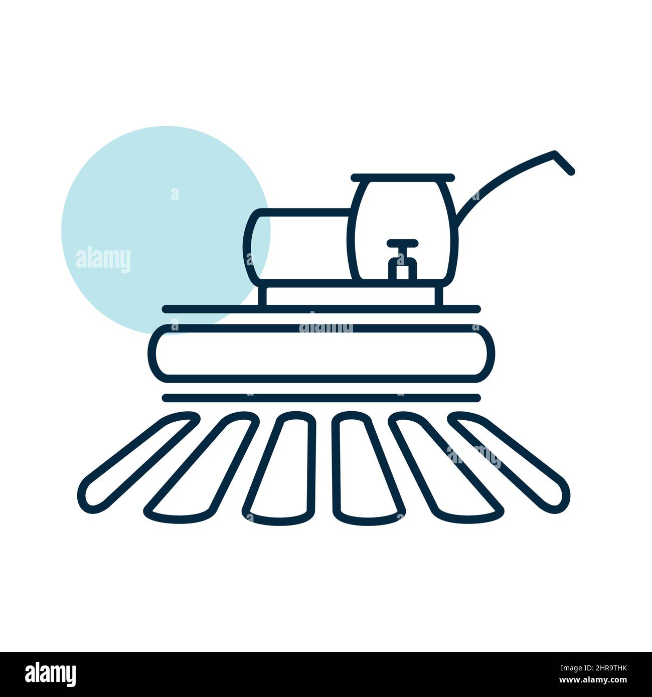 Combine harvester icon. Agriculture sign. Graph symbol for your web ...