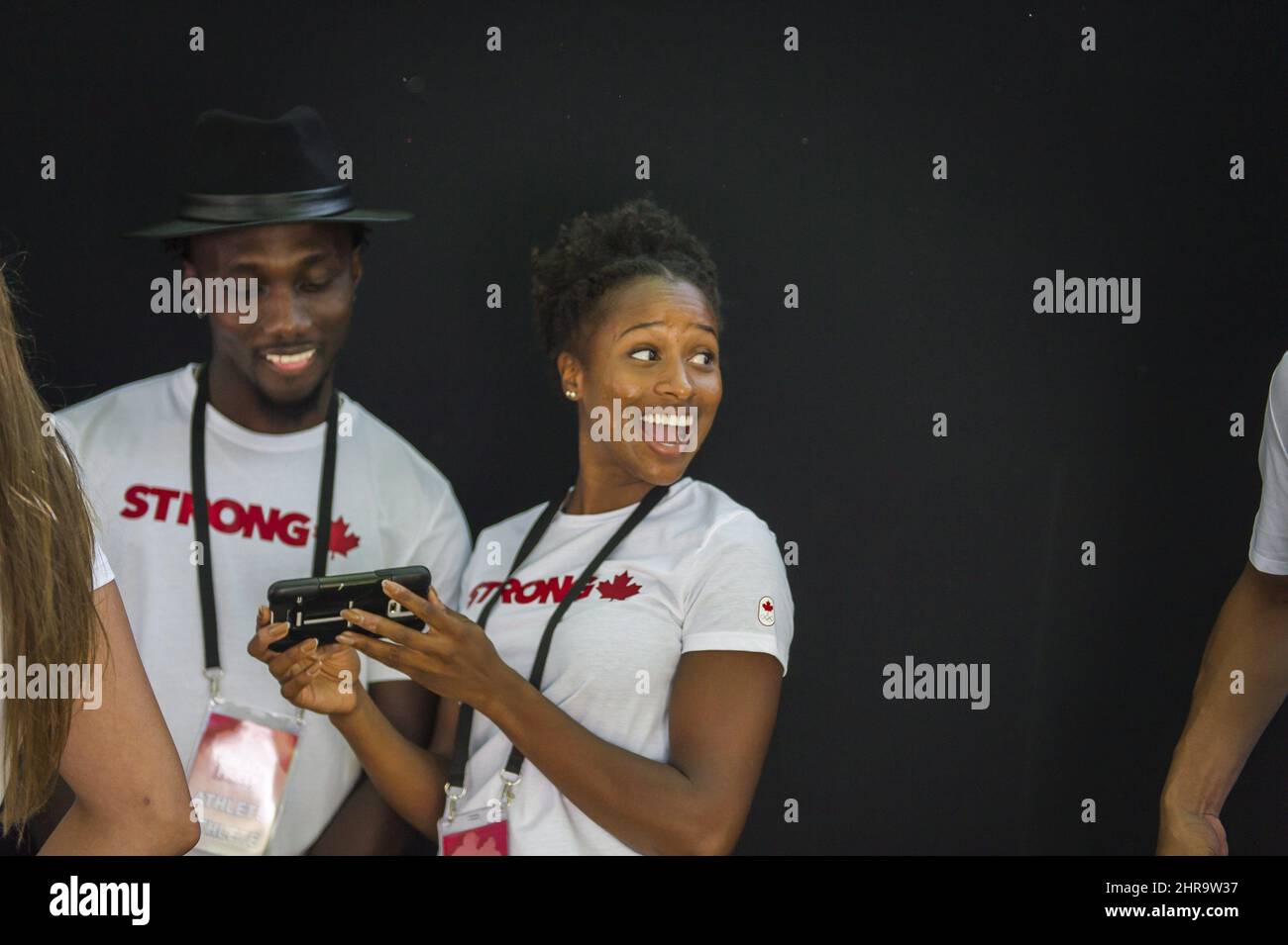 2016 Rio Olympic hopefuls Bismark Boateng, left, and Jellisa Westney ...