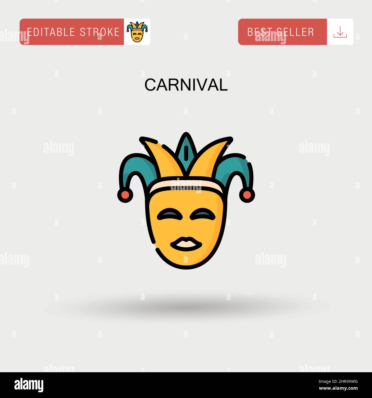 Venice carnival masquerade people Stock Vector Images - Alamy